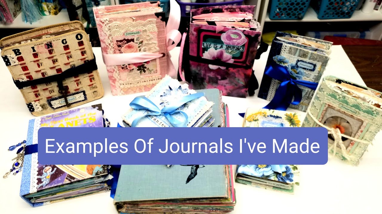 Examples Of Different Types Of Journals I've Made - YouTube