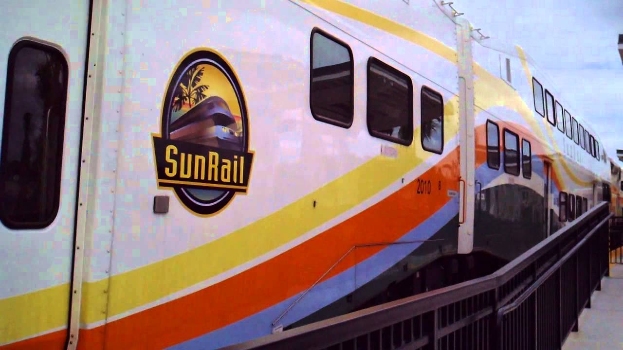 Sunrail P-325 departing debary - YouTube