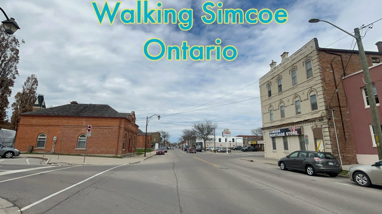 Walking Around Simcoe Ontario Before the Eclipse 4/8/2024 - YouTube