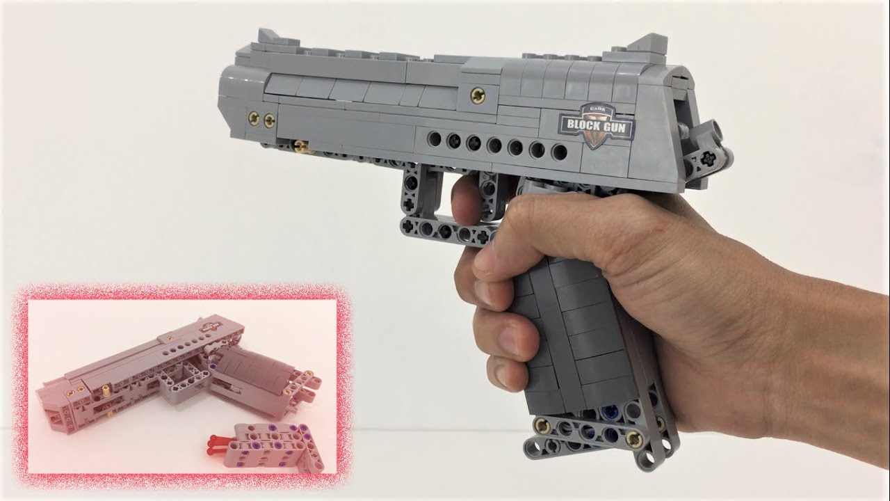 Desert Eagle Block Toy Gun That Shoot 2nd | Not LEGO | China Cada EE ...