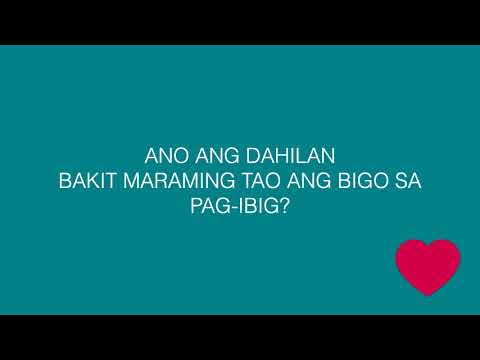 ANO ANG DAHILAN BAKIT MARAMING TAO ANG BIGO SA PAG-IBIG?