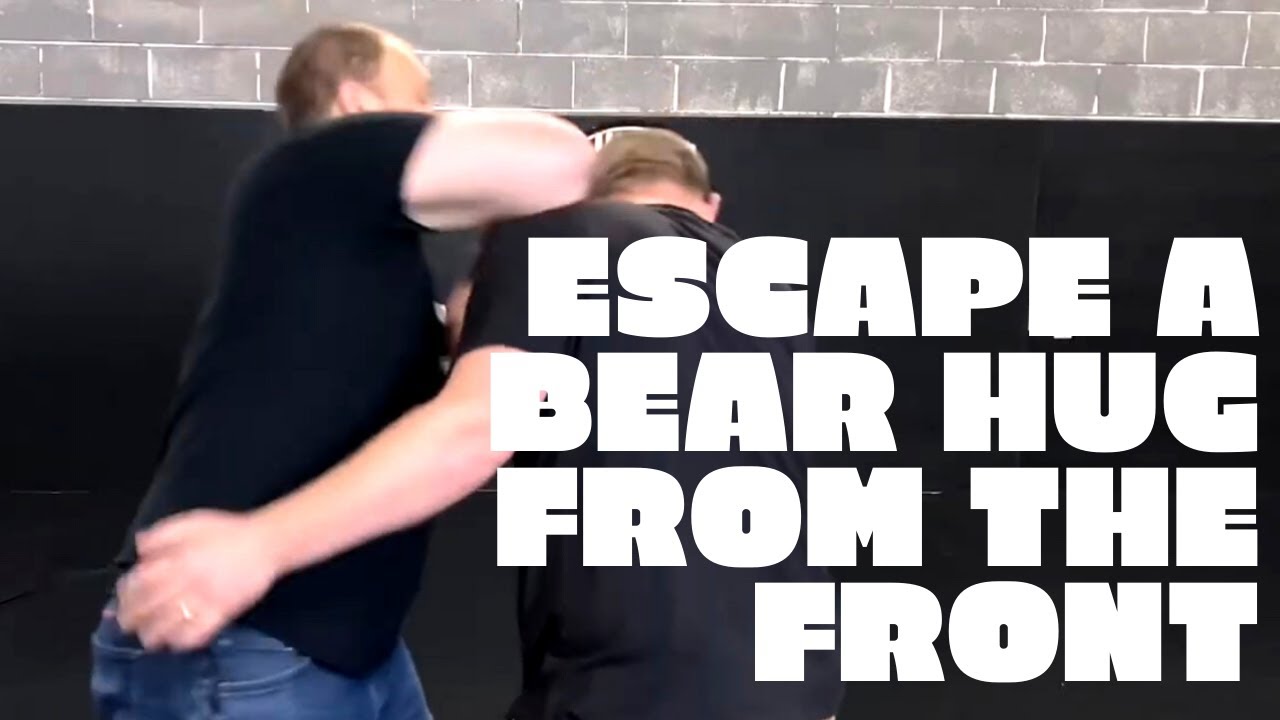 How To Escape A Bear Hug From The Front - YouTube