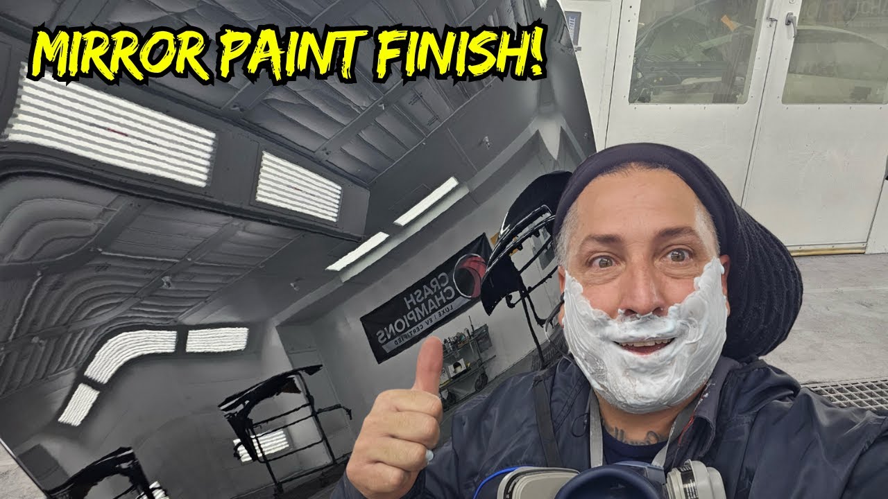 How to Get a Mirror Finish Paint Job with NO Orange Peel! - YouTube