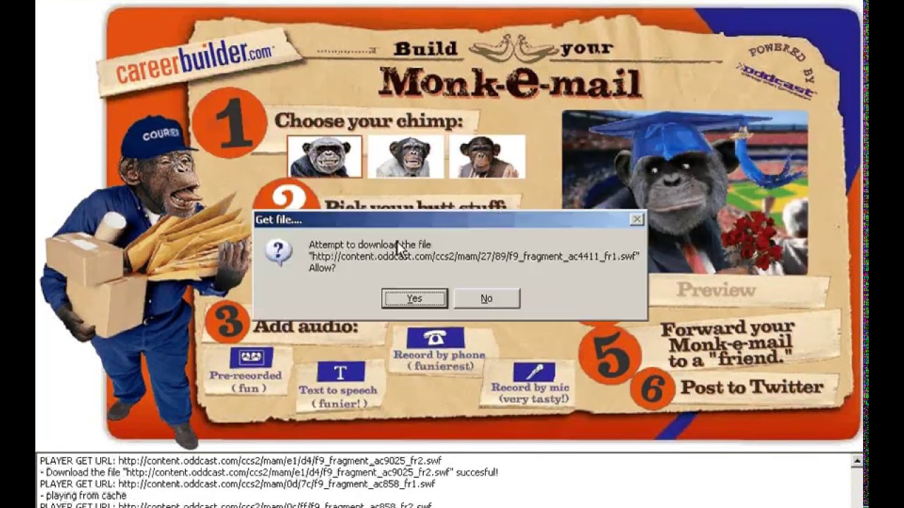Saving monkey mail - YouTube