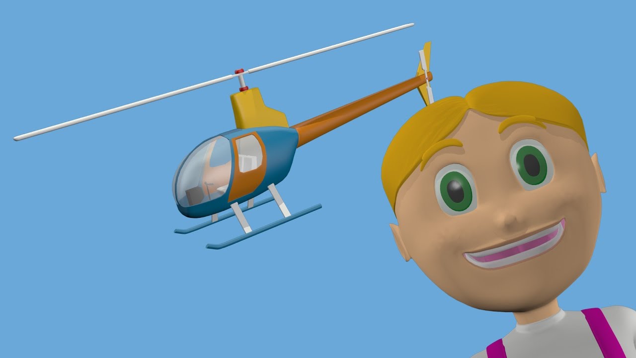 Desenho animado Helicóptero - YouTube
