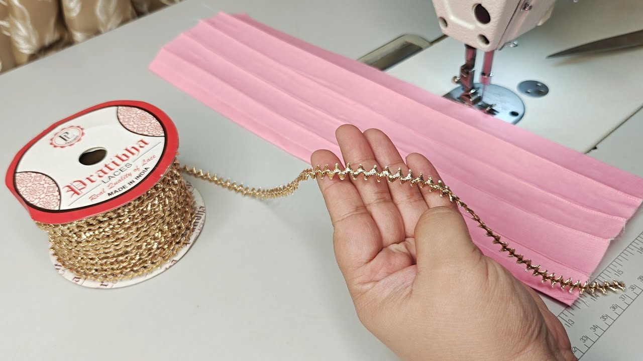 Samosa Lace और Pintucks से बनाएं Trouser का ख़ूबसूरत Design/ Latest ...