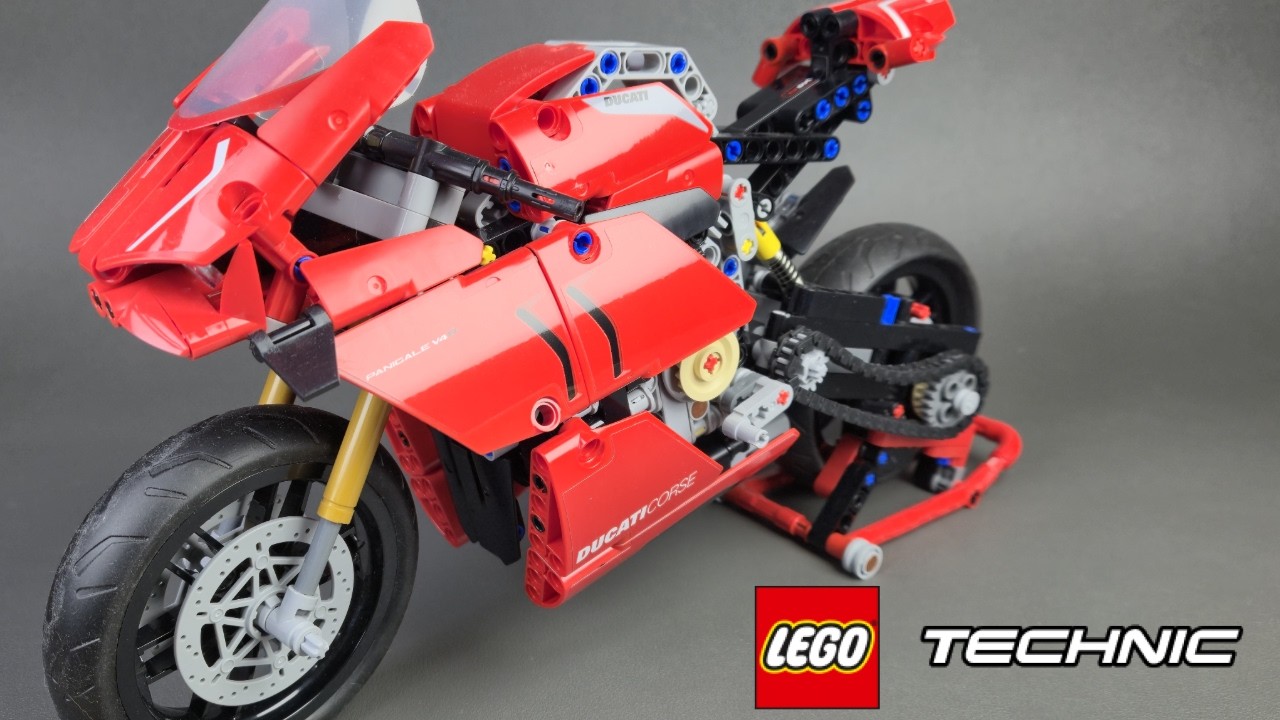 LEGO Technic Ducati Panigale V4 R 42107 – Speed Build | Gearbox in ...