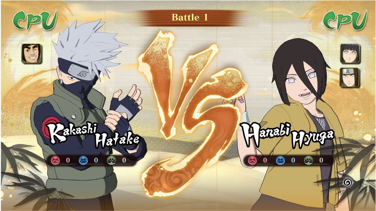 Team Kakashi vs Team Hanabi cpu vs cpu NARUTO X BORUTO Ultimate Ninja ...