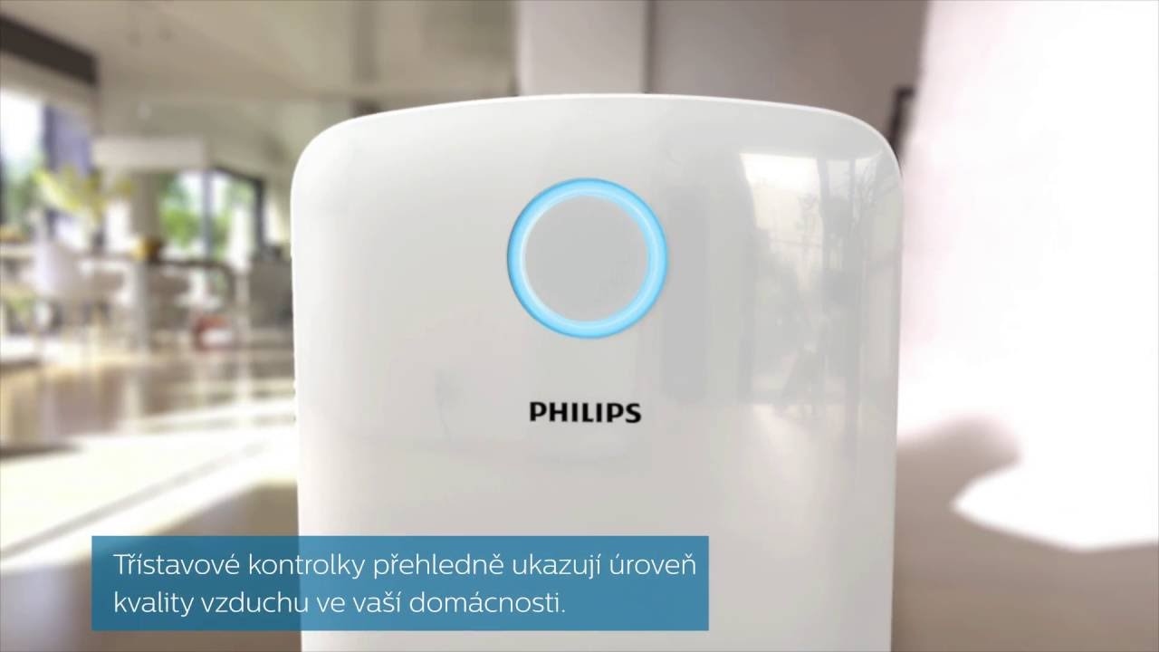 Kombinovaná čistička a zvlhčovač vzduchu Philips AC4080/10 - YouTube