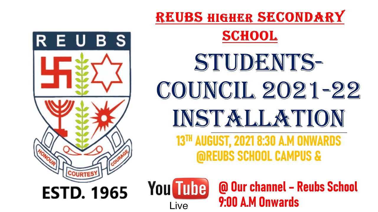 REUBS INSTALLATION CEREMONY 2021-22 - YouTube