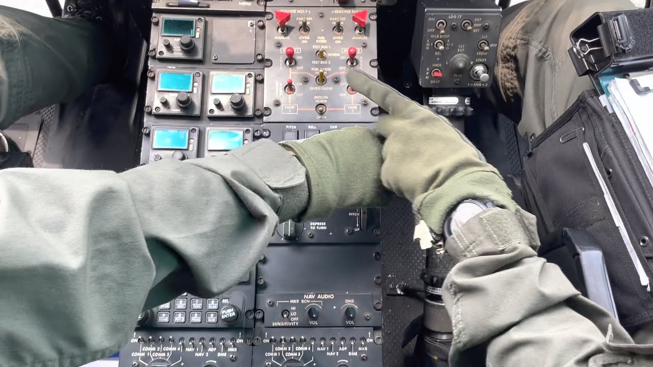 Bell-212 Engine Shutdown - YouTube