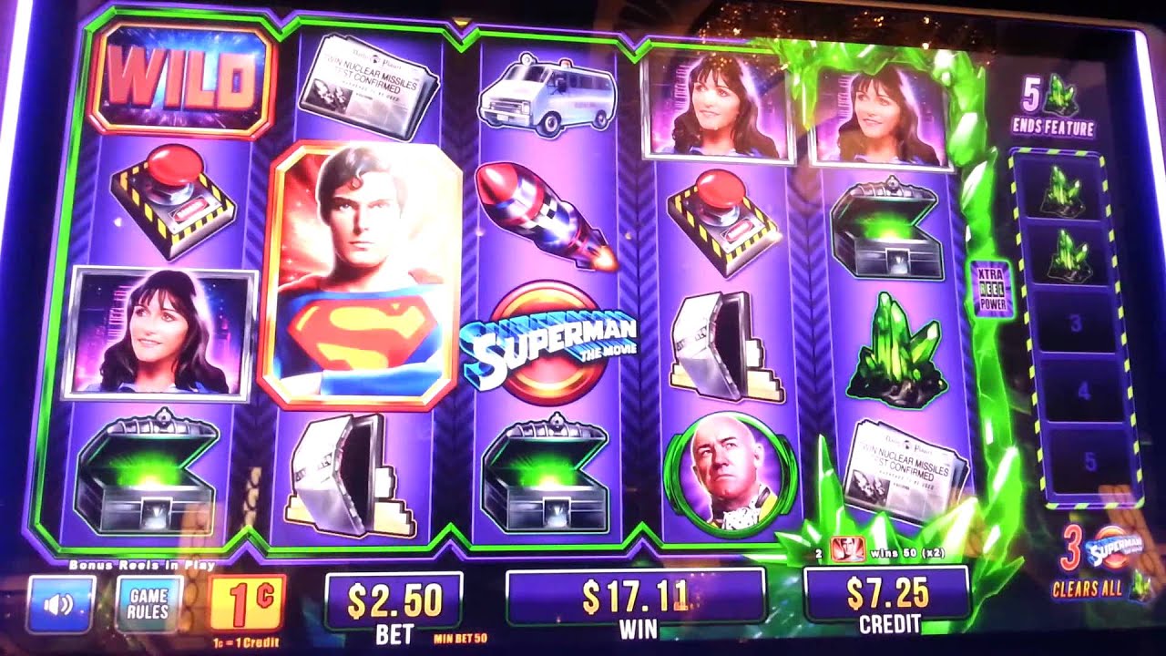 Superman slot machine Lex Luthor Free Spins - YouTube