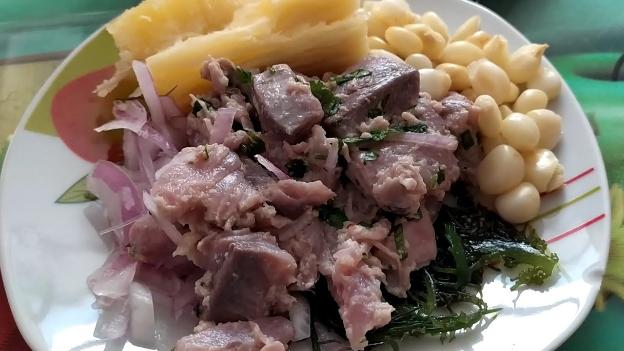 Ceviche y Sudado de Pescado con Cancha Serrana EL RINCONCITO DE PAOLA 😋 ...