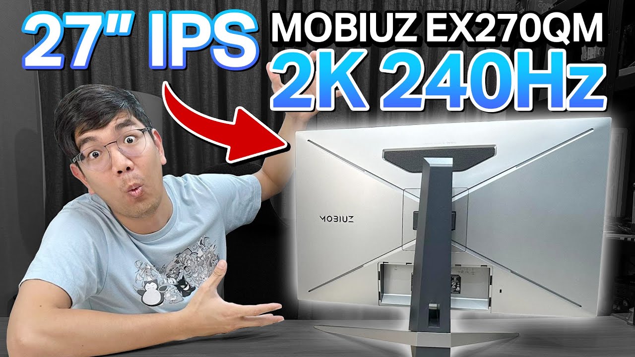 รีวิว จอ MOBIUZ 27 นิ้ว 240Hz แท้ๆ 1ms 2K - YouTube