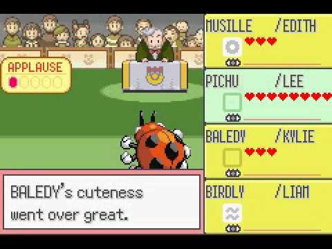 Pokemon Emerald-Pokemon contest [Cute contest] [Normal Rank] - YouTube