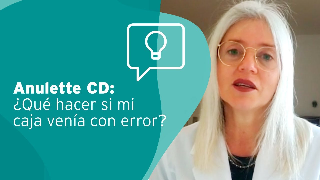 Anulette CD: ¿Qué hacer si mi caja venía con error? | Clínica Alemana ...