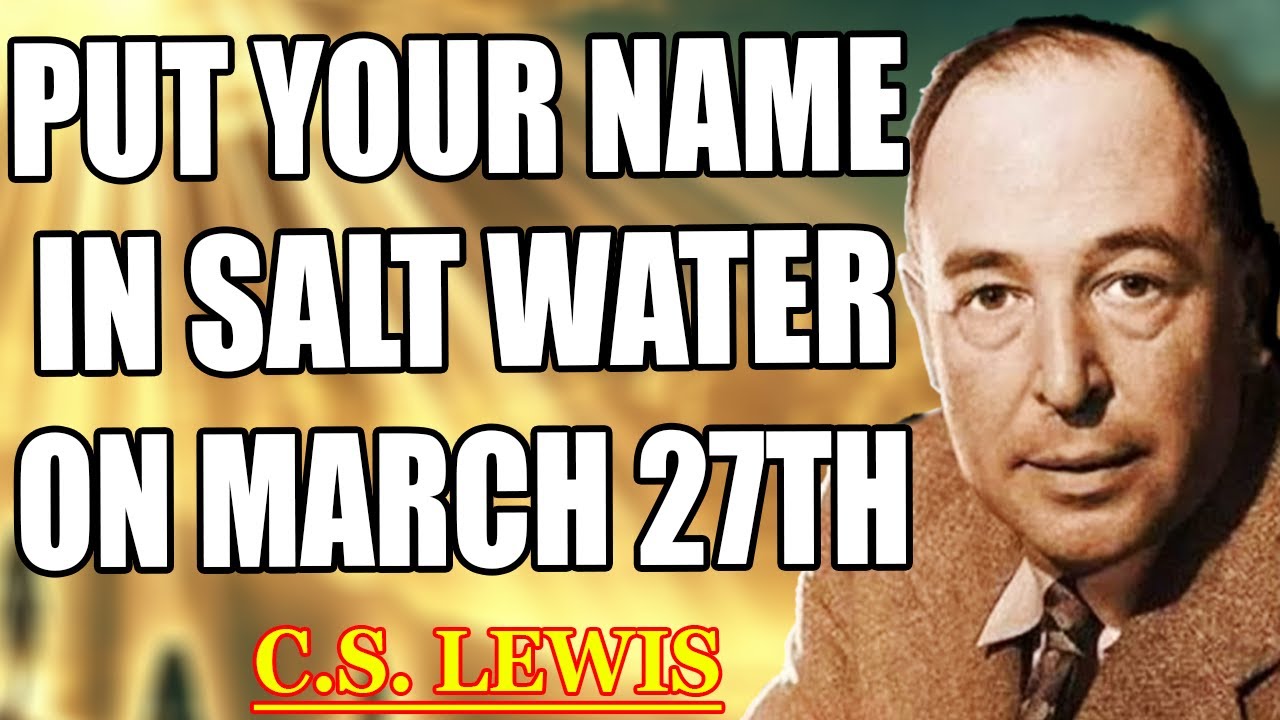 March 27th, 2025: Place Your Name in Salt Water & Get Ready for Your ...