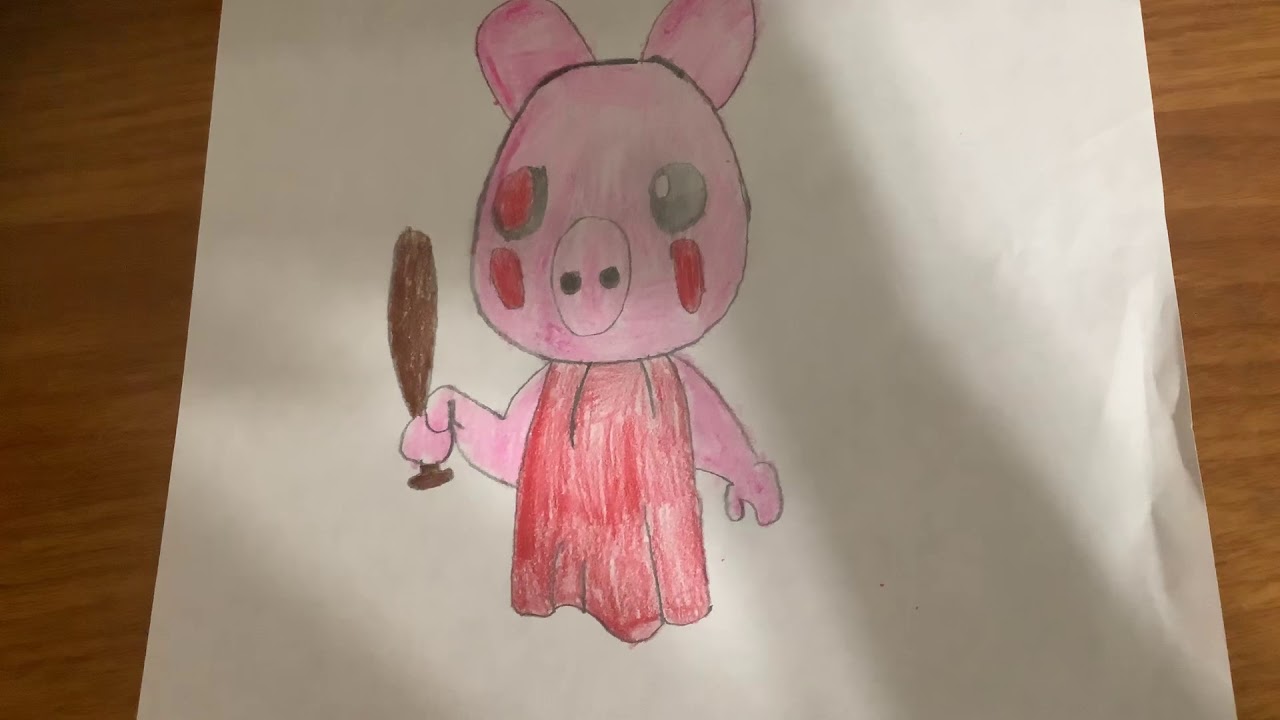 Piggy drawing - YouTube