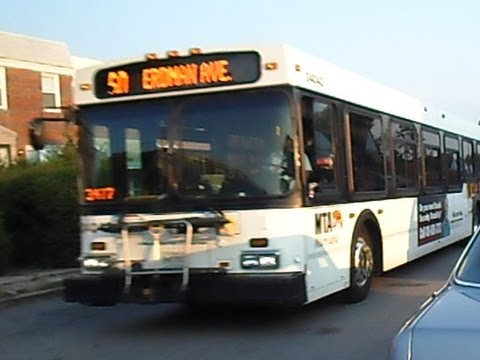 MTA Maryland: 2004 New Flyer D40LF (Diesel) #04043 @ Juneway - YouTube
