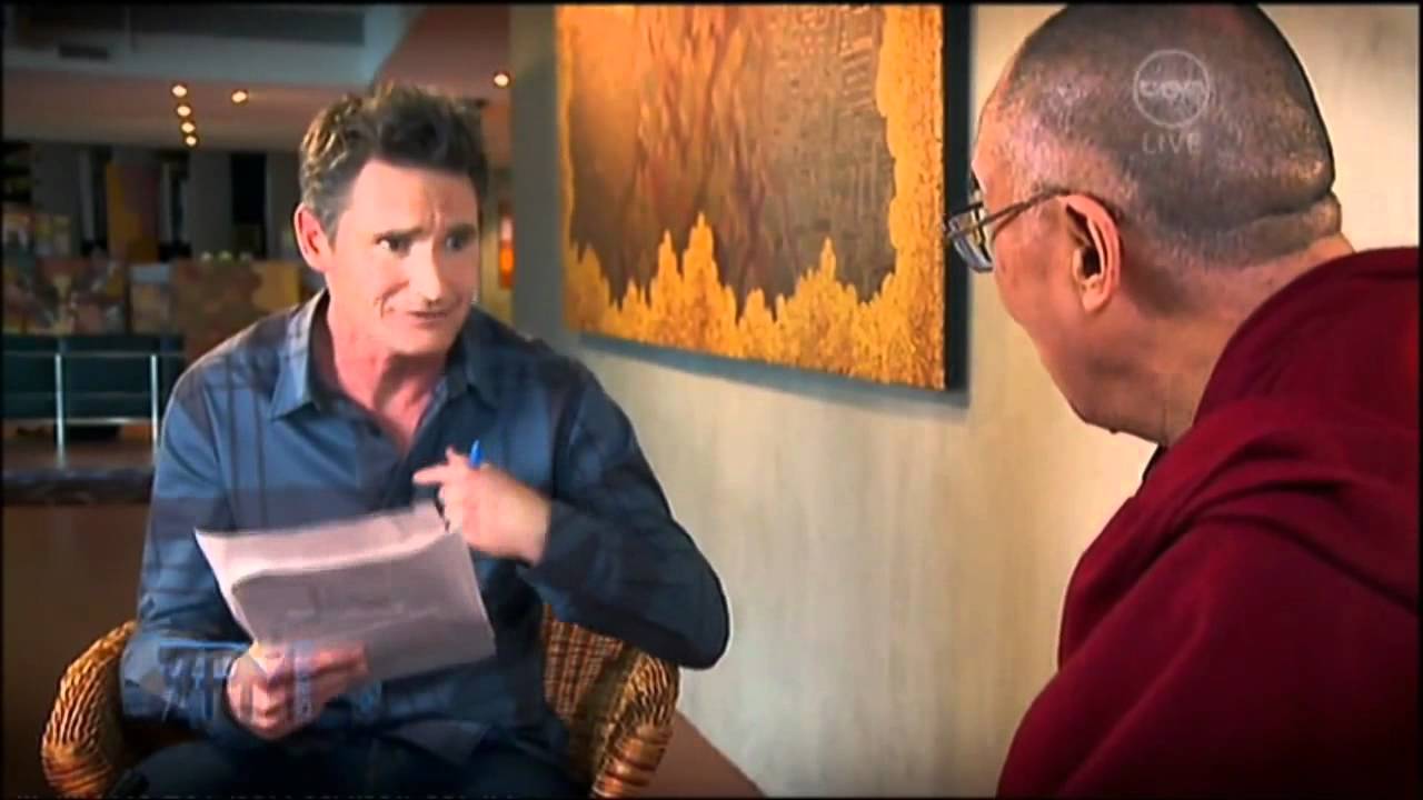Dalai Lama interview on The 7pm Project (Australia) 2011 - YouTube