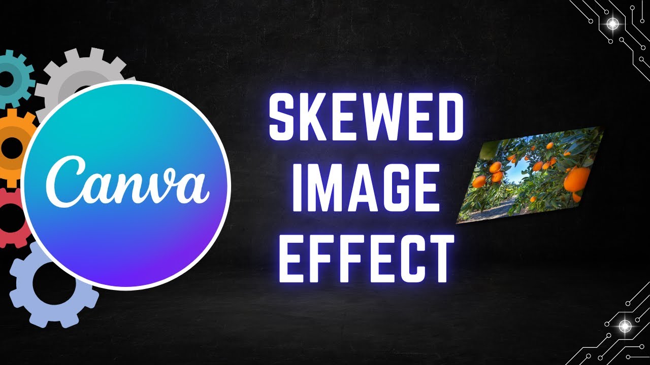 How to Create a Skewed Image Effect in Canva (Easy 3D Rotation Trick ...