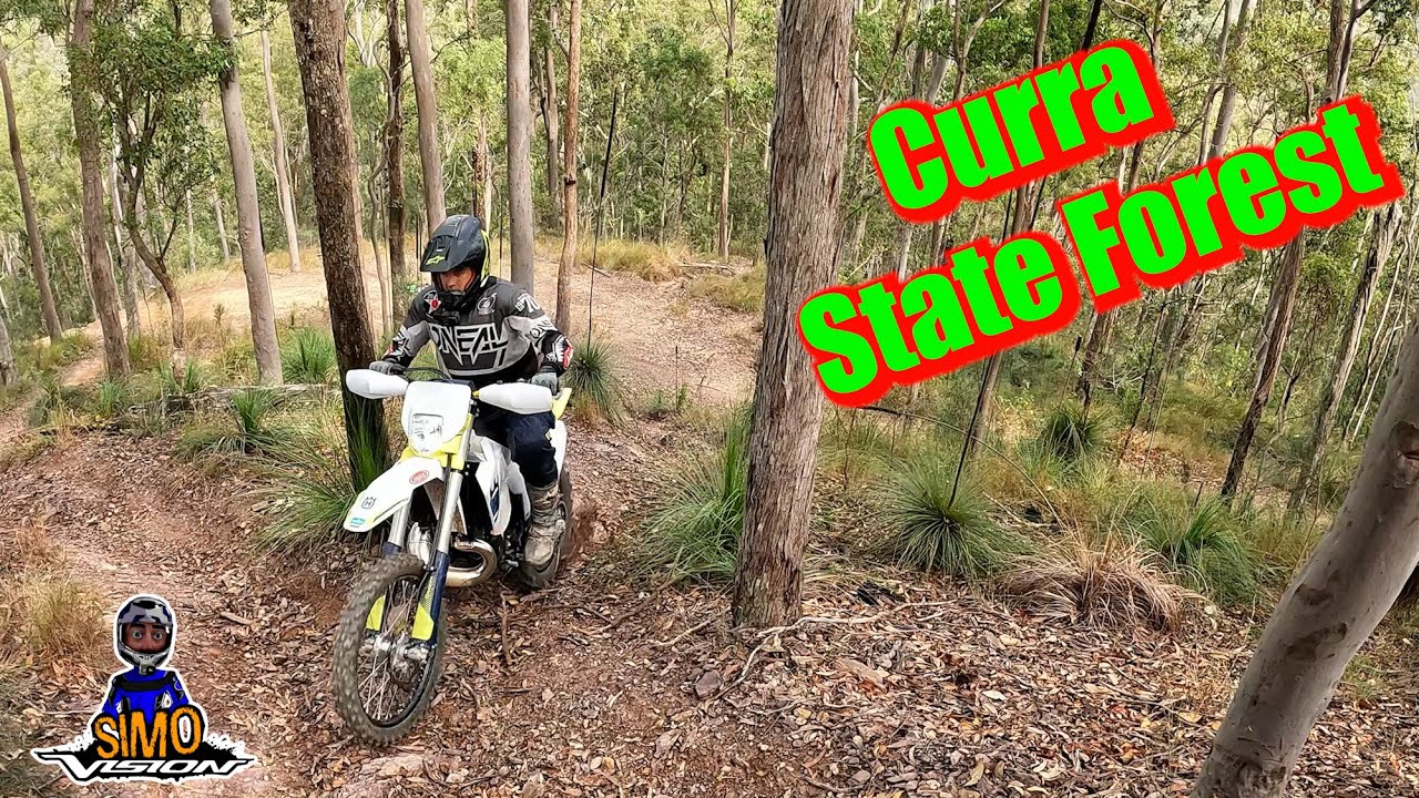 Enduro riding in Curra State Forest - YouTube