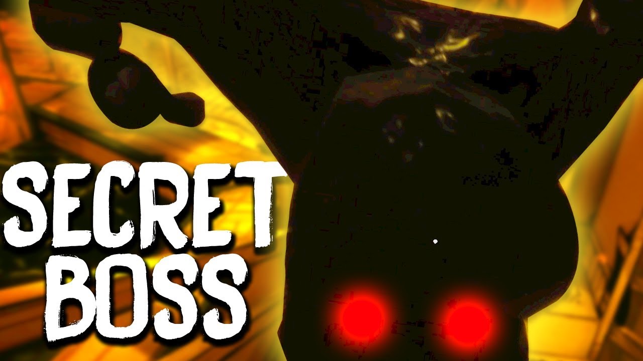 GIANT INK SEARCHER SECRET BOSS | Bendy and the Ink Machine Chapter 3 ...