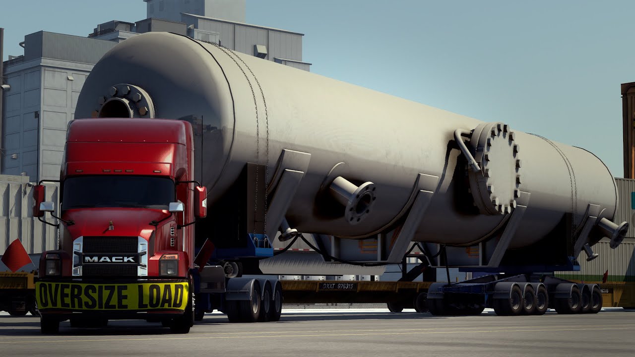 Mack Anthem "Oversized cargo" - American Truck Simulator | ATS MODS 1. ...