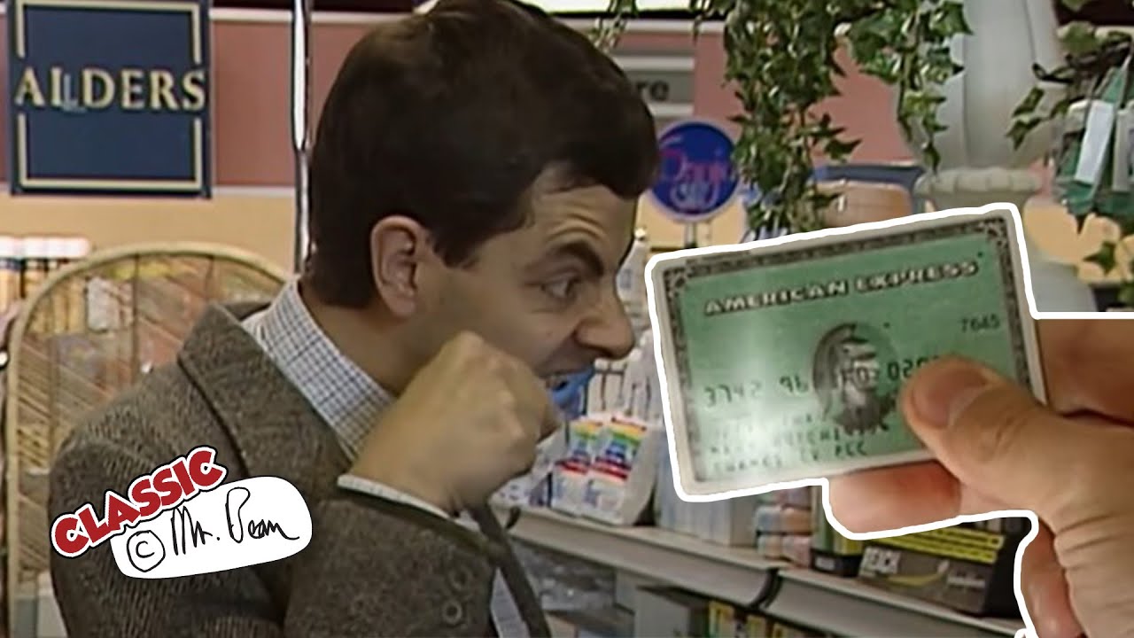 Only the Best Products for Mr Bean and His New Amex Card | Mr Bean Full ...