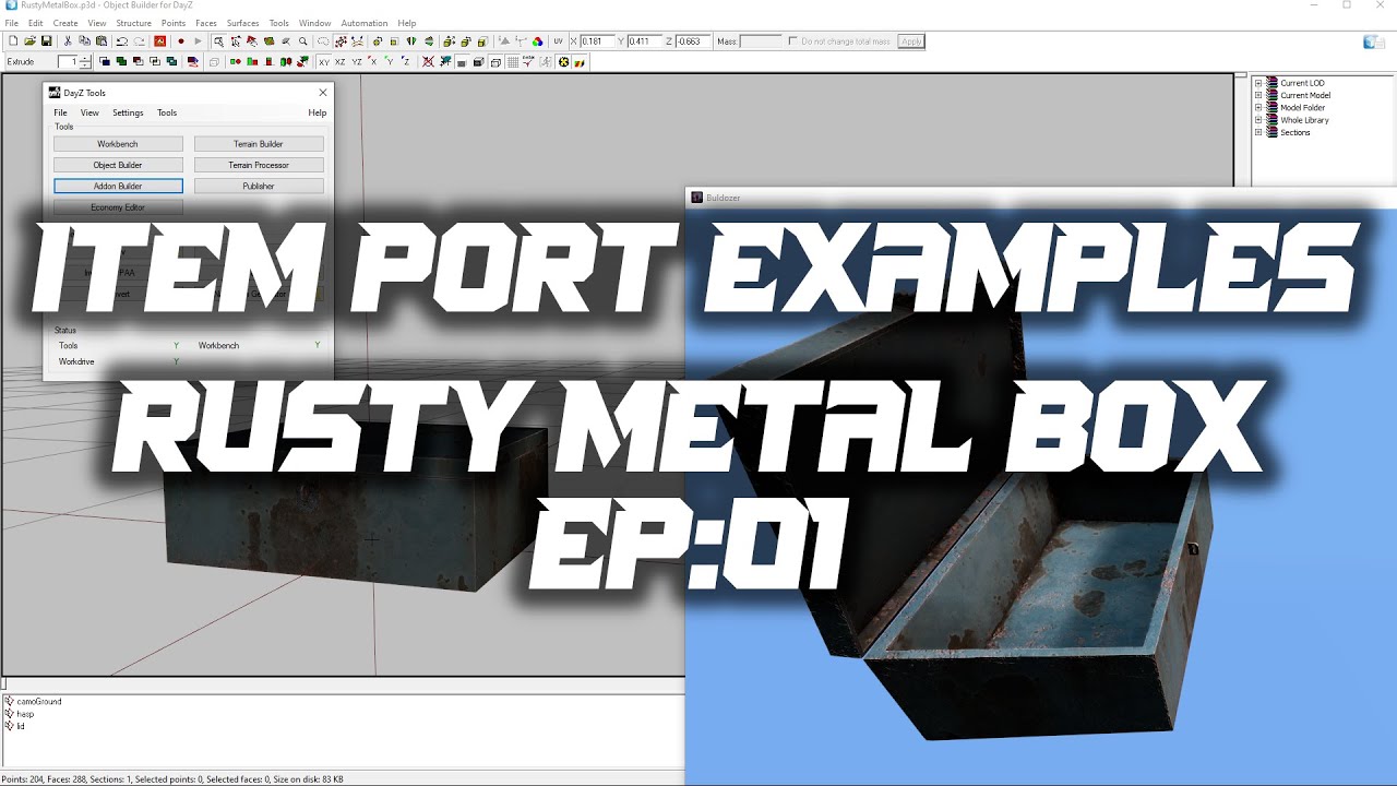 Item Port Examples -Rusty Metal Box ep:01 - YouTube