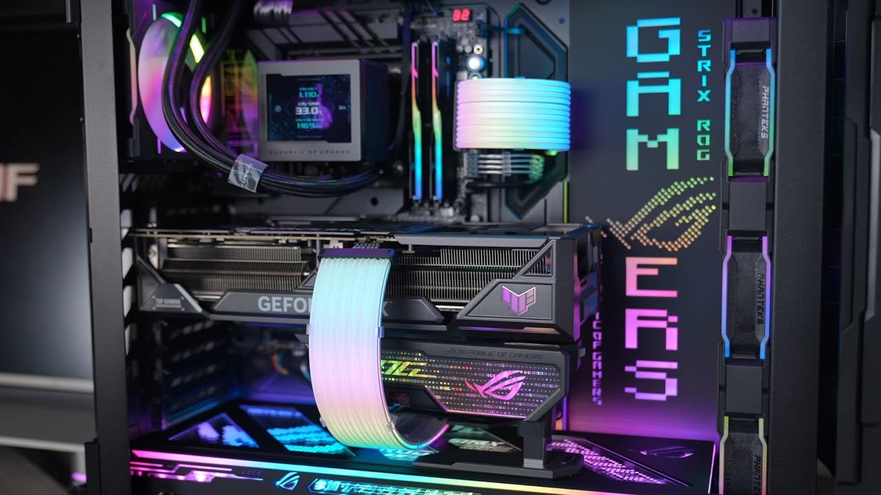 Immersive installation water-cooled computer 4090.i9. All-in-one water ...