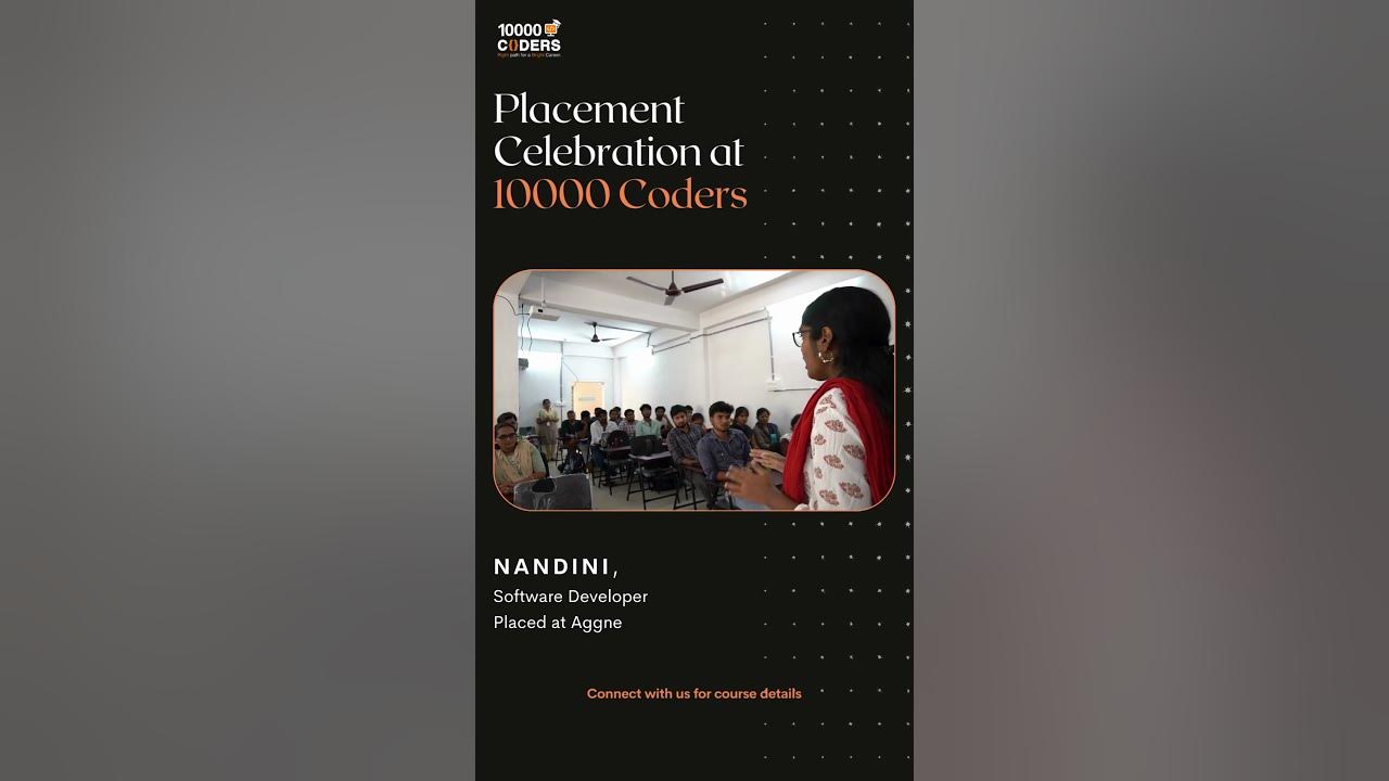 🎉 Celebrating Success : Nandhini placement as a developer - YouTube