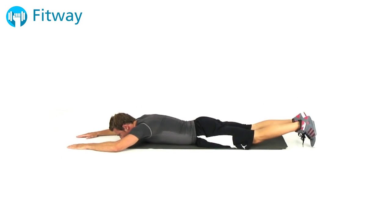 How To Do: Bodyweight Superman - Alternating | Back Workout Exercise ...