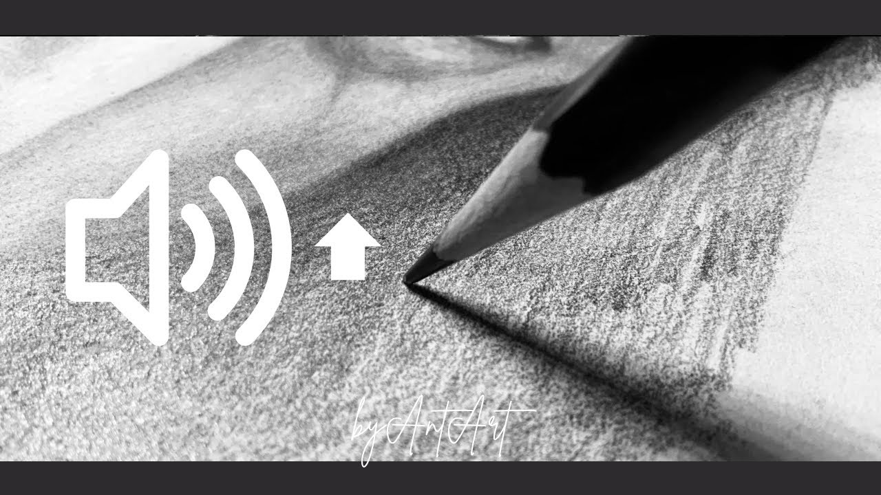 Sounds of pencil sketching - YouTube