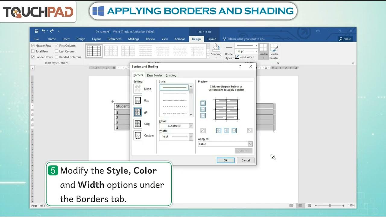 𝐀𝐩𝐩𝐥𝐲𝐢𝐧𝐠 𝐁𝐨𝐫𝐝𝐞𝐫𝐬 𝐚𝐧𝐝 𝐒𝐡𝐚𝐝𝐢𝐧𝐠 |𝐂𝐡 𝟎𝟑|𝐢𝐏𝐥𝐮𝐬 𝐕𝐞𝐫𝟐.𝟎|𝐂𝐥𝐚𝐬𝐬 𝟎𝟔 - YouTube
