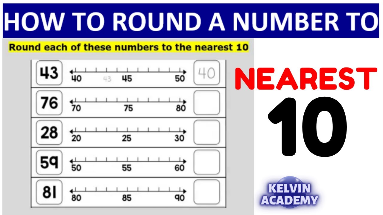 ROUNDING to the NEAREST 10 (TEN) SIMPLIFIED - YouTube