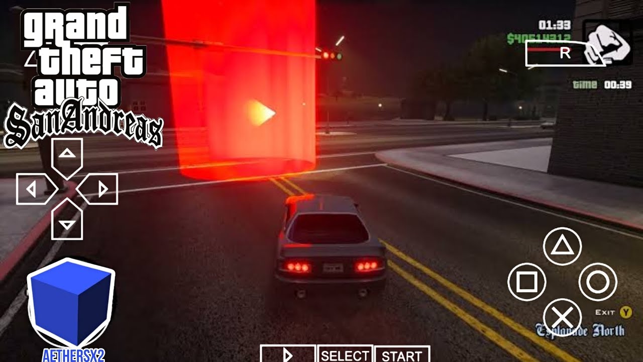 GTA SAN ANDREAS CAR RACE MISSION ANDROID GAMEPLAY (AETHERSX2 PS2 ...