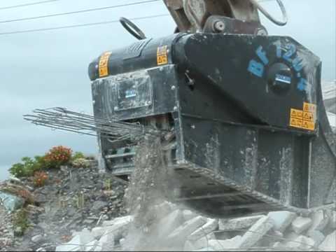 Econ Machinery Ltd Crushing Power Pole - YouTube