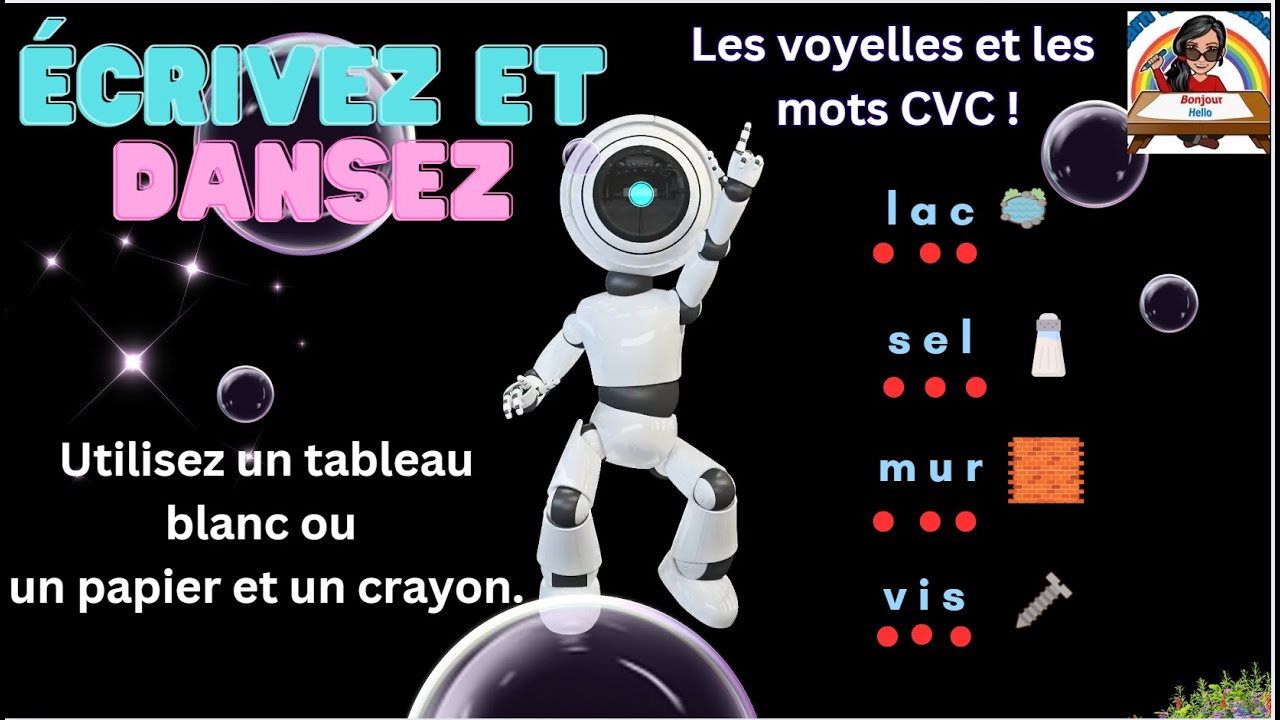 Les Voyelles et les mots cvc / LEARN FRENCH / French Reading and ...