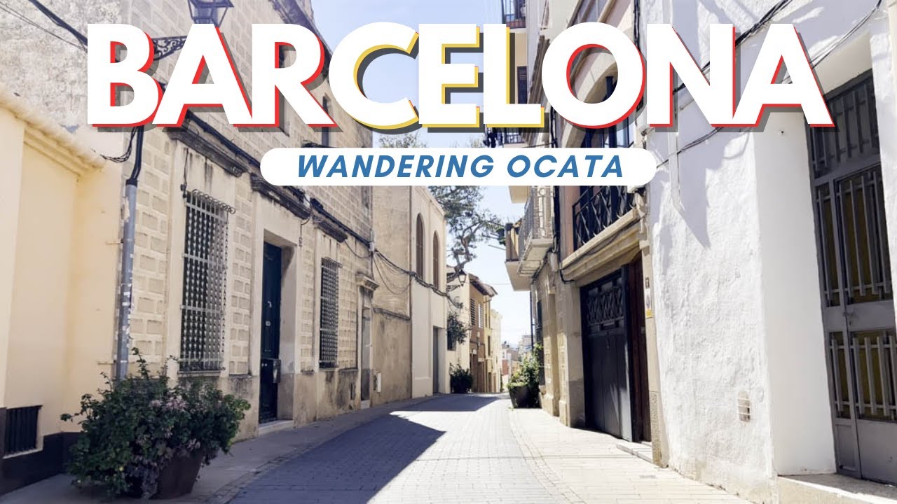 Hidden Tranquility: Exploring the Backstreets of Ocata, Barcelona Spain ...