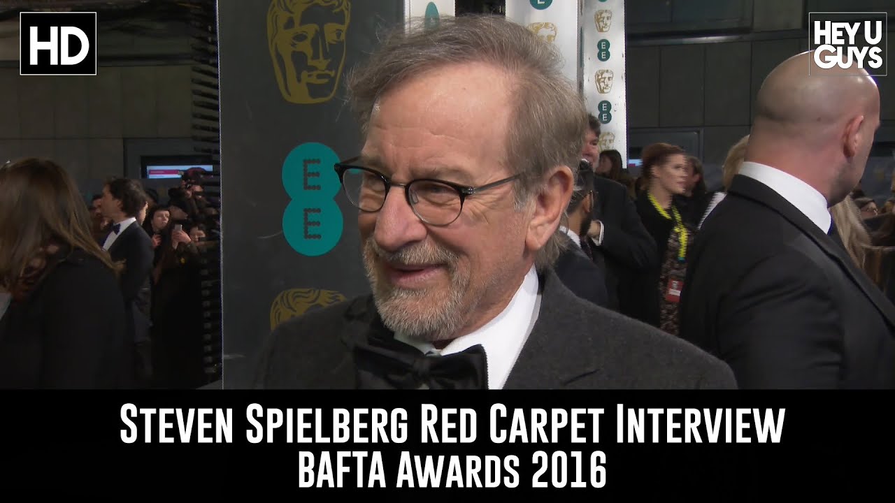 Steven Spielberg Red Carpet Interview - BAFTA Awards 2016 - YouTube