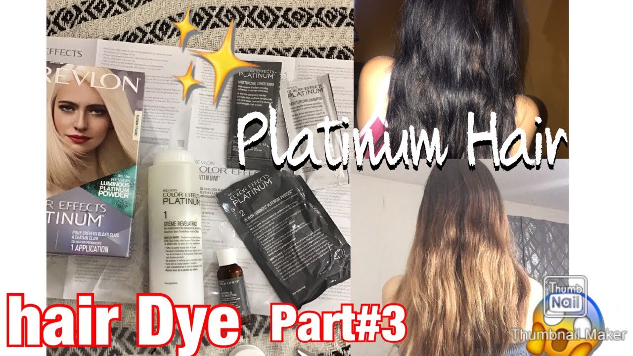 Revlon Platinum Hair dye ! Going Blonde part 3&4👩🏼 😭 - YouTube