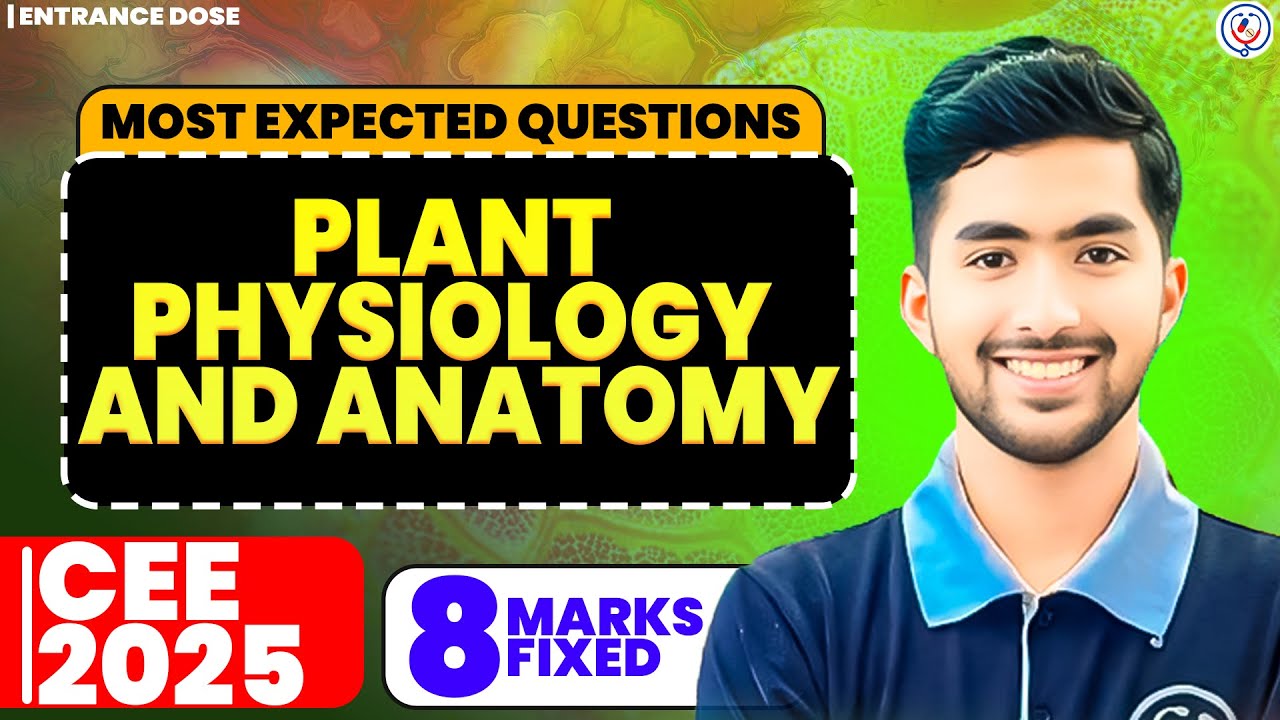 Plant Physiology & Anatomy Most Important Questions | 8 Marks Confirmed ...