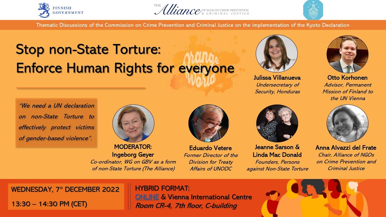 Stop non-State Torture: Enforce Human Rights for Everyone - YouTube