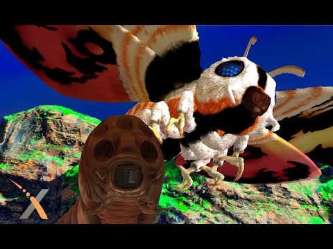 GODZILLA PS4 : Mothra (Larva) (King Of Kaiju) - YouTube