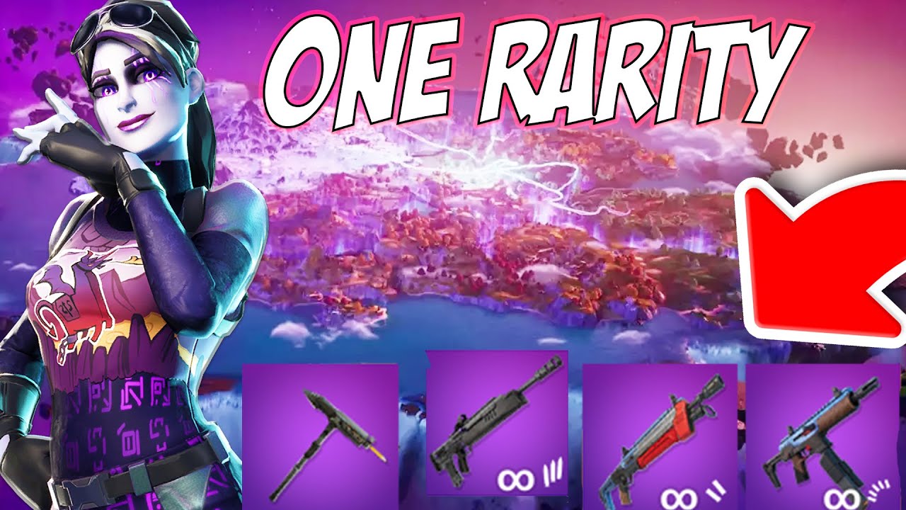 FORTNITE One Rarity Challenge - YouTube