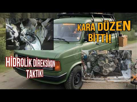 Ford Transit MK2 Hidrolik Direksiyon Dönüşümü TAMAMLANDI! | Karavan Projesi Bölüm 2
