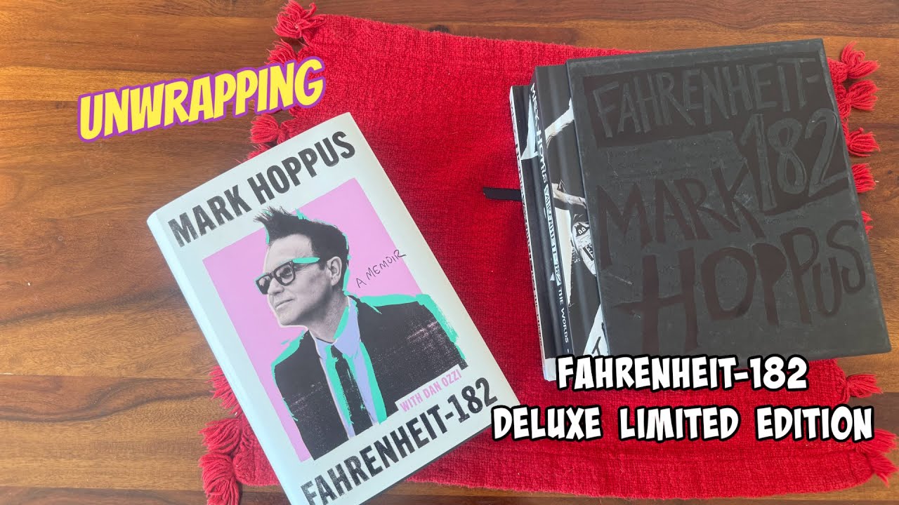 Unwrapping: Mark Hoppus - Fahrenheit-182 Deluxe Limited Edition - YouTube