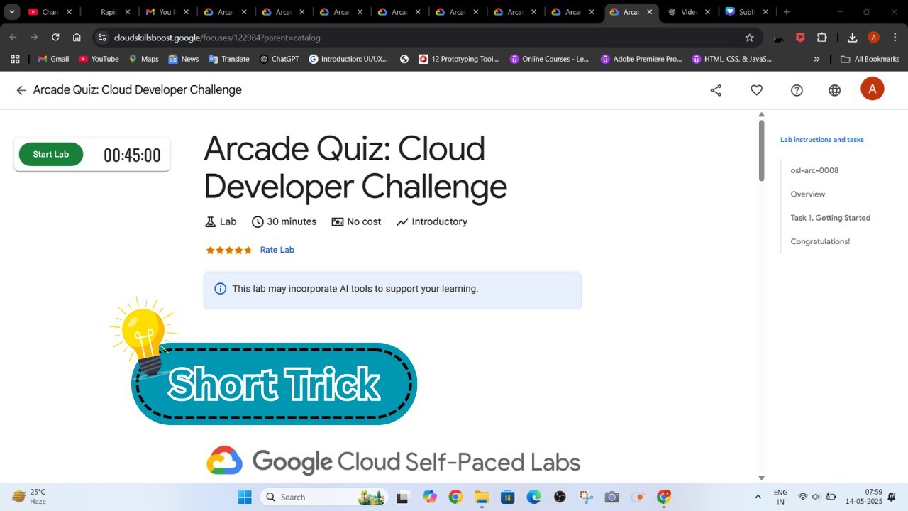 Arcade Quiz: Cloud Developer Challenge || Lab Solution || Google Cloud ...