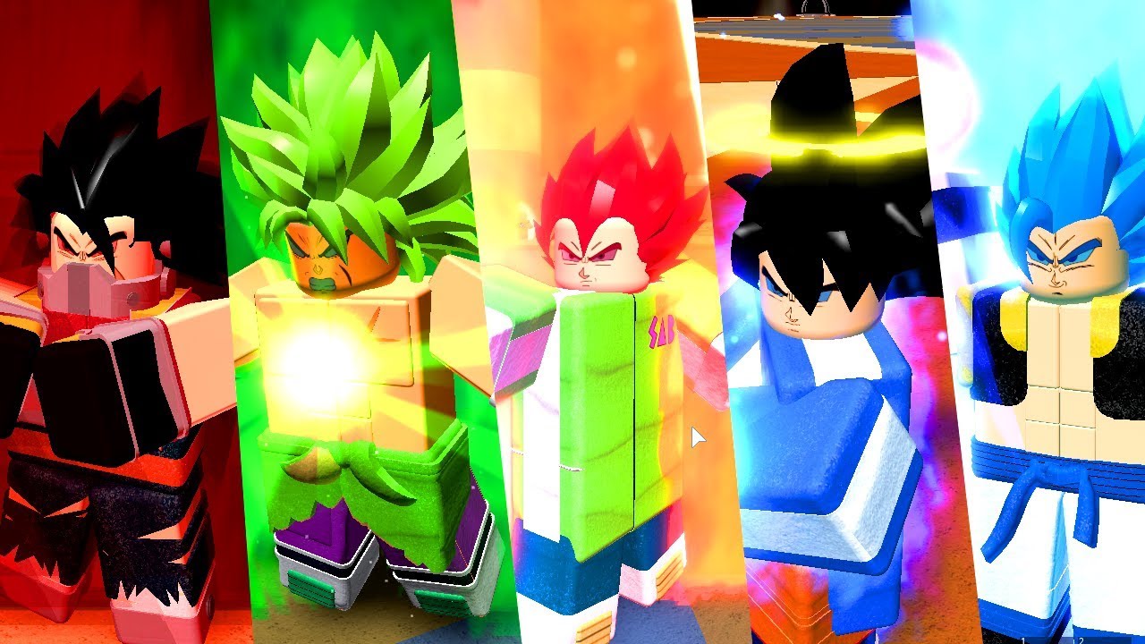 DRAGON BALL RP NO ROBLOX COM BROLY FILME, KANBA EVIL SAIYAJIN, GOGETA ...